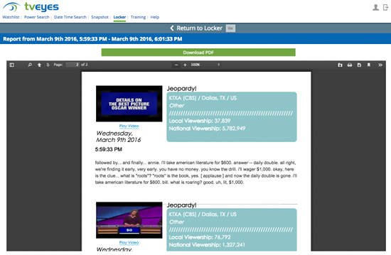 Broadcast Monitoring for TV and Radio